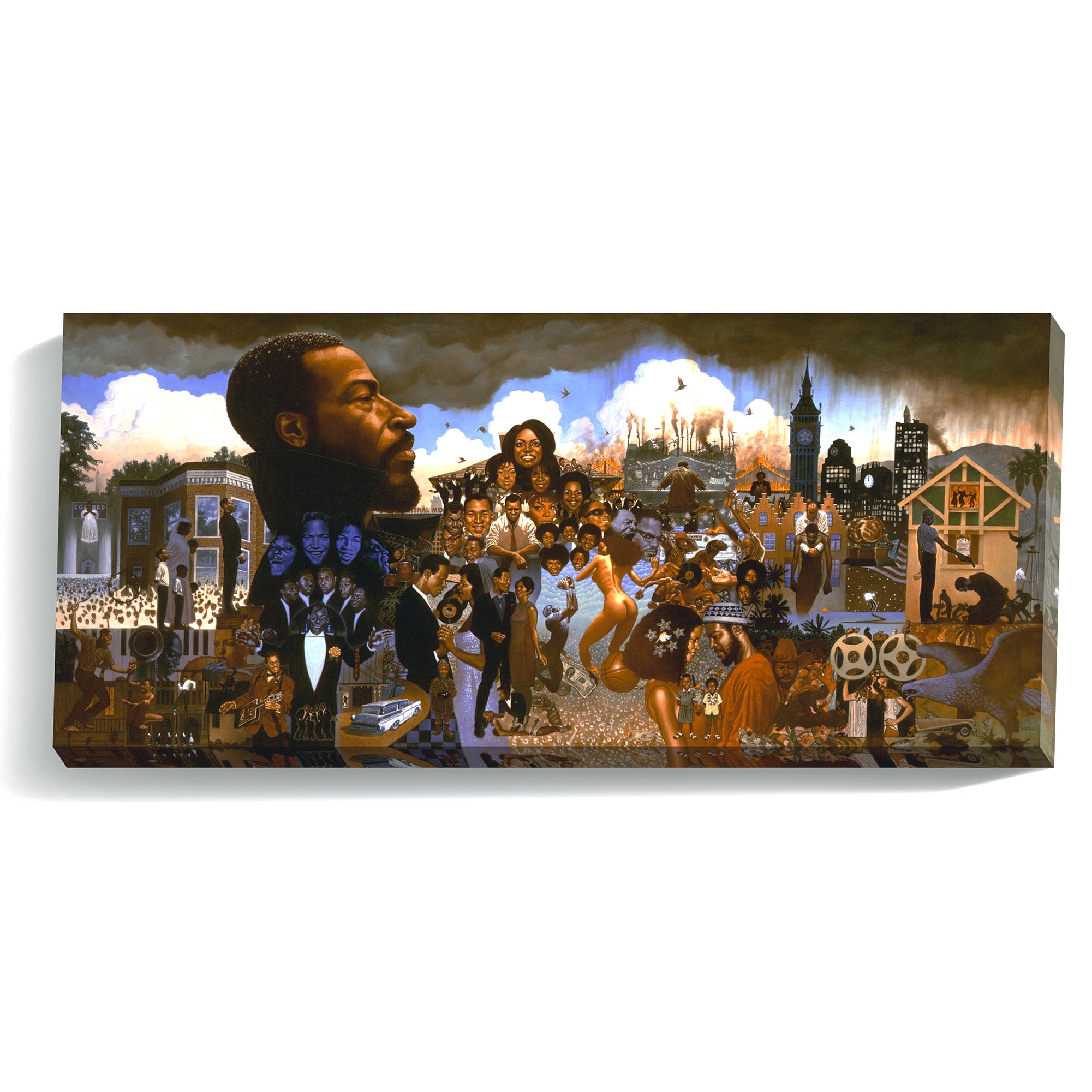 THE LIFE OF MARVIN GAYE | LIMITED EDITION CANVAS | WWW.KADIRNELSON.COM